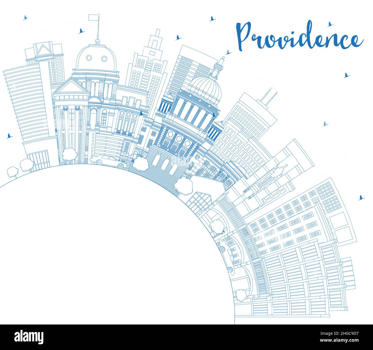 Providence ri architecture Stock Vector Images - Alamy