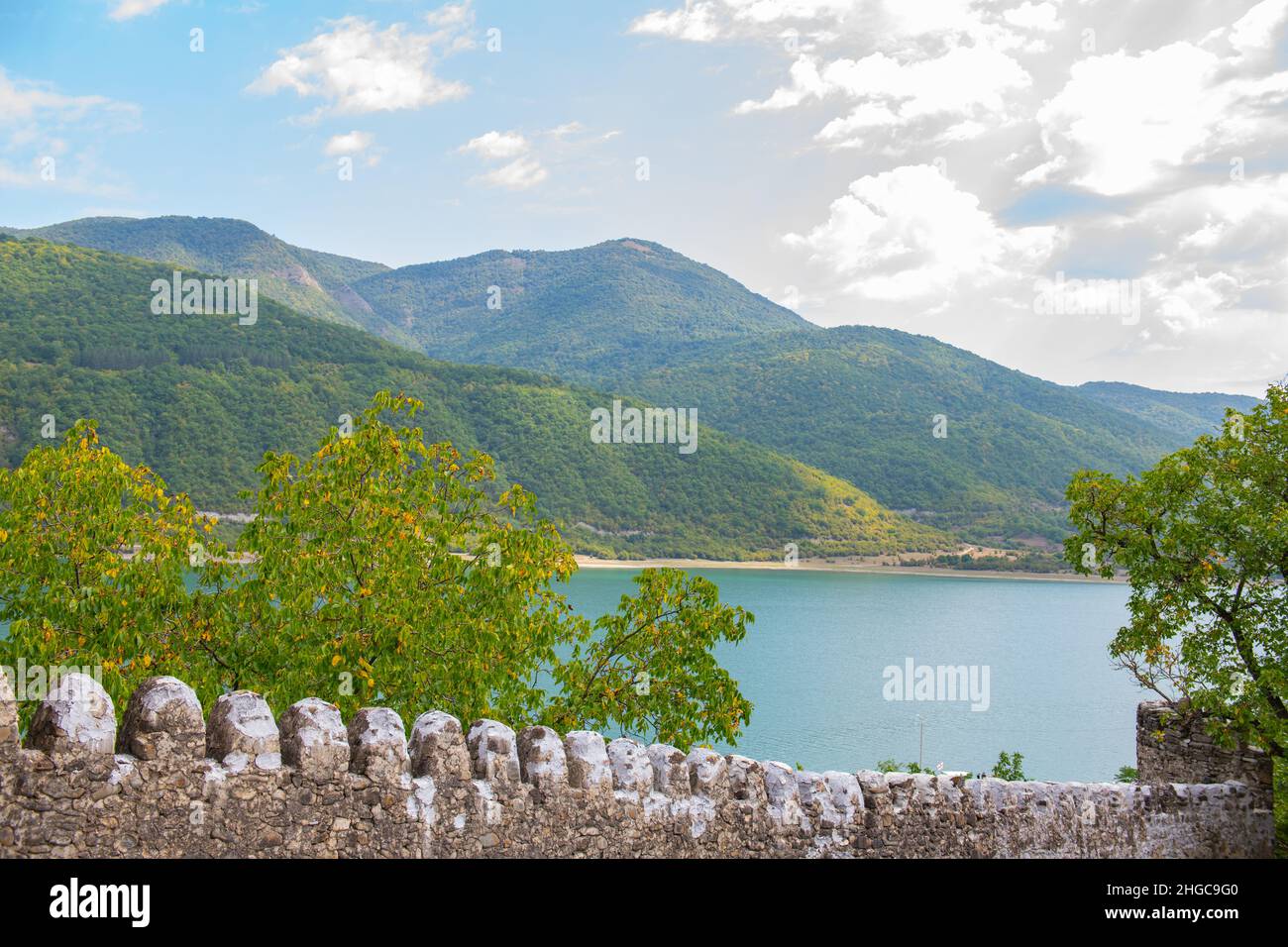 the fortress was closer to the modern reservoir Stock Photo - Alamy