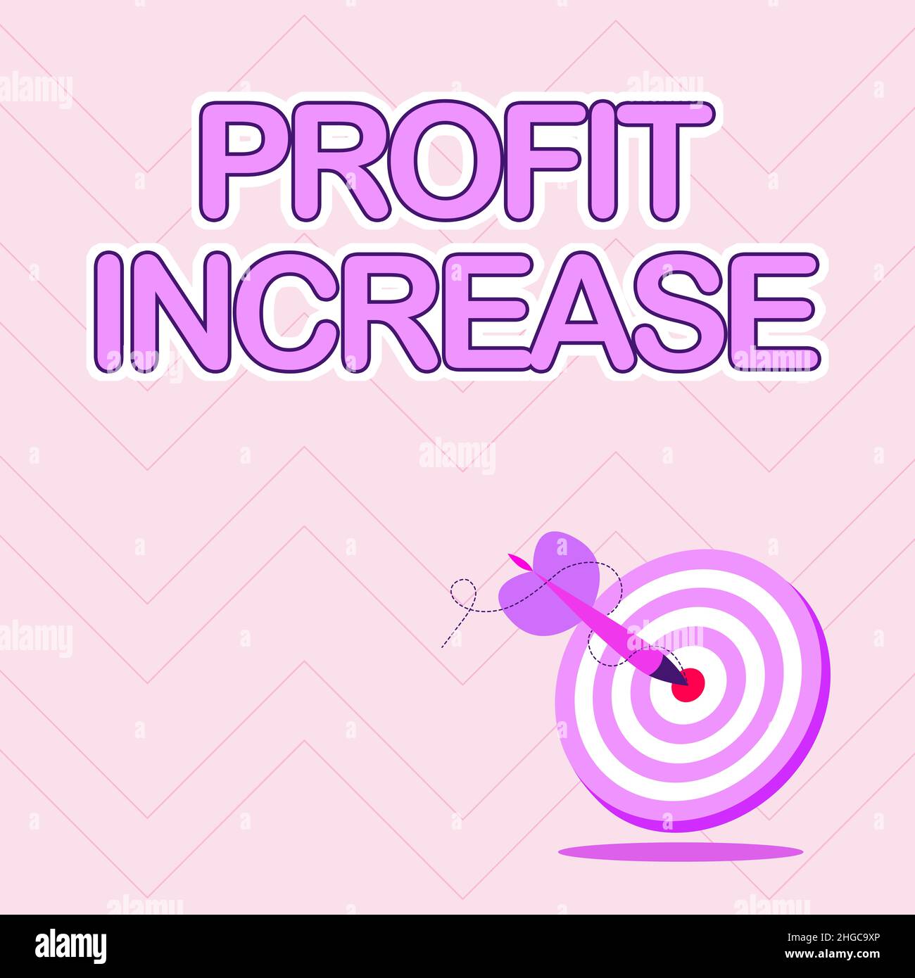 Conceptual caption Profit Increase. Word Written on the growth of ...