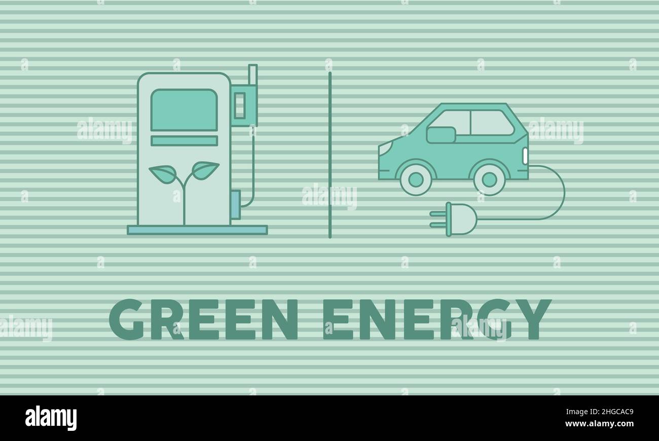 green energy poster Stock Vector Image & Art - Alamy
