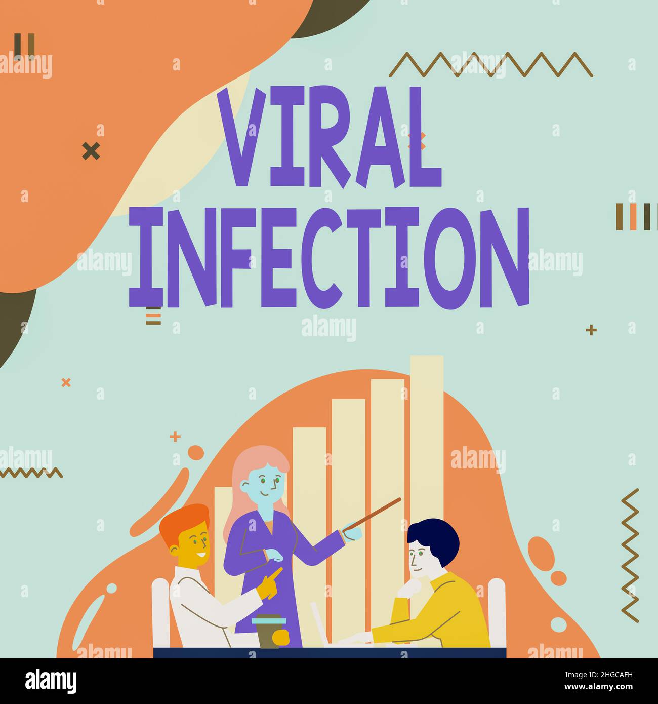 Text sign showing Viral Infection. Business showcase Specific attack of ...