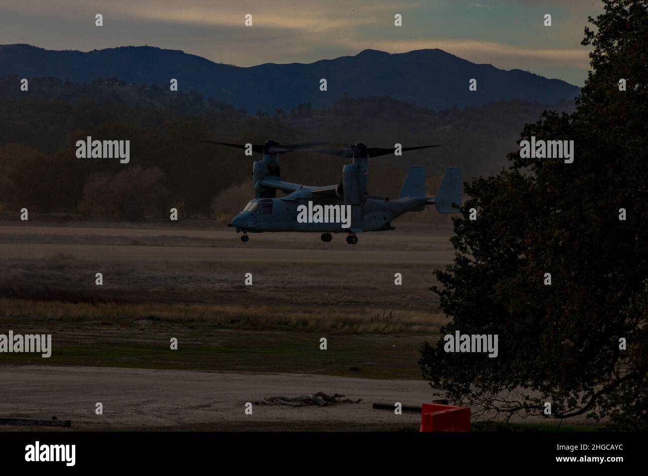 A U.S. Marine Corps MV 22 Osprey assigned to Marine Medium Tiltrotor Squadron 362, Marine ...