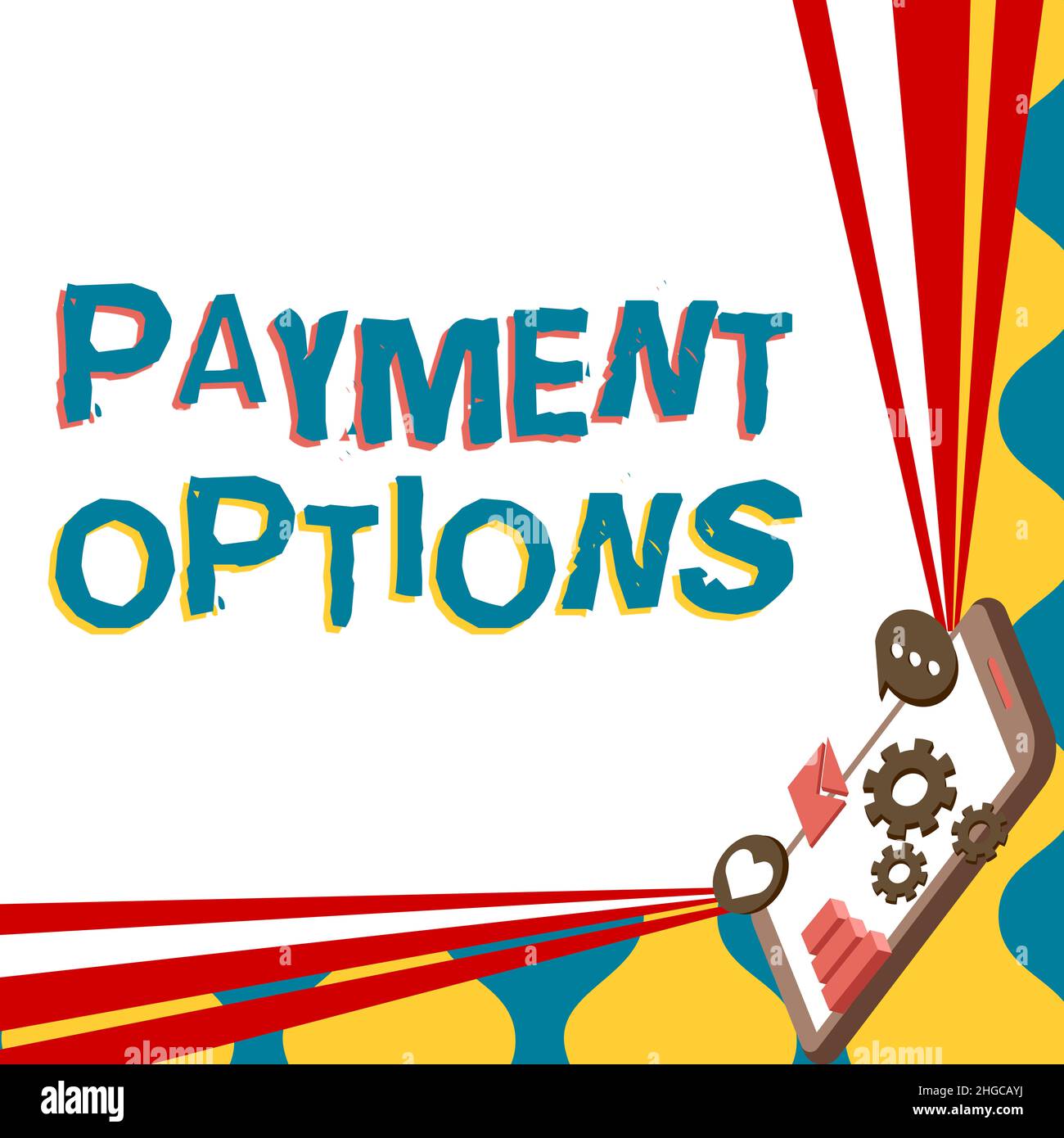 Inspiration showing sign Payment Options. Business approach ways that a ...