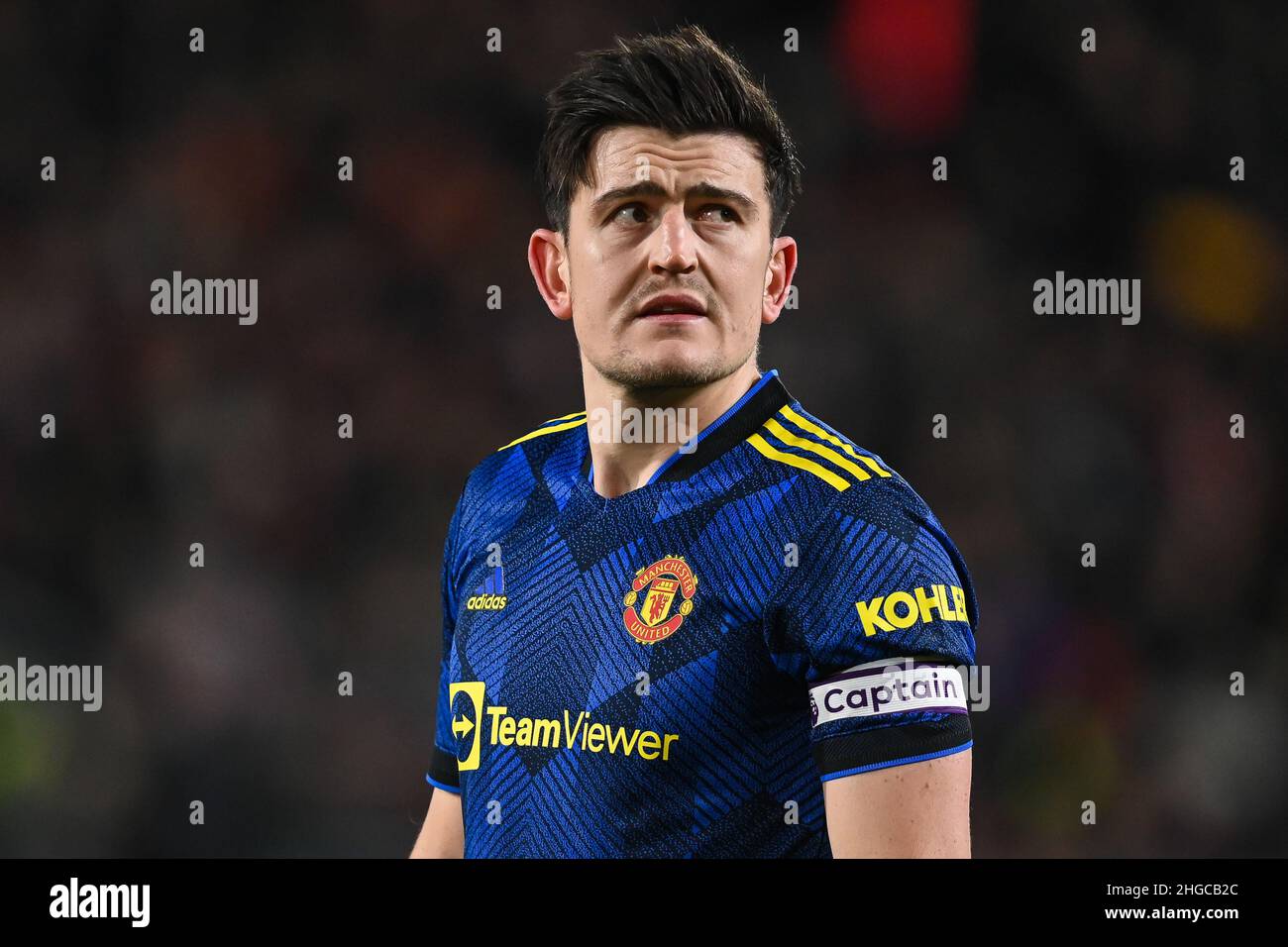 Harry Maguire #5 of Manchester United during the game Stock Photo - Alamy