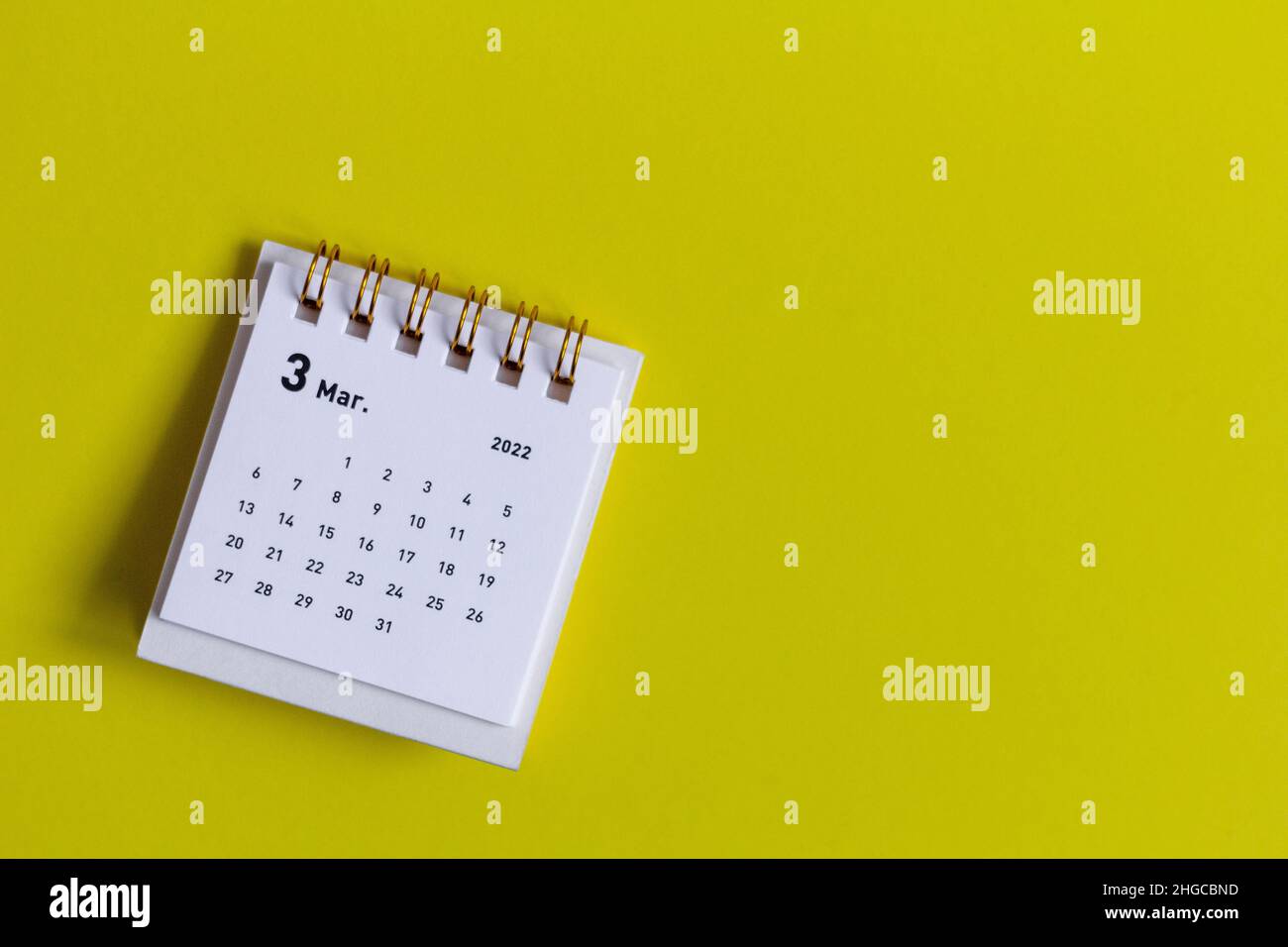 Desktop calendar for March 2022. Calendar for planning and managing ...