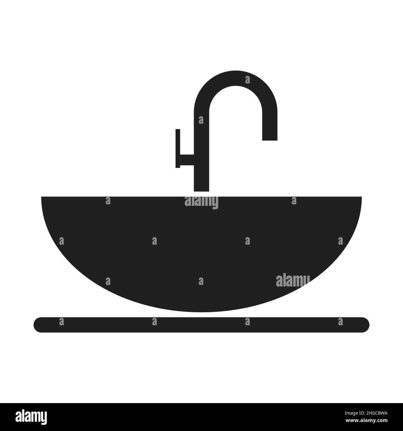 washbasin sink icon vector for your web design, logo, infographic, UI ...