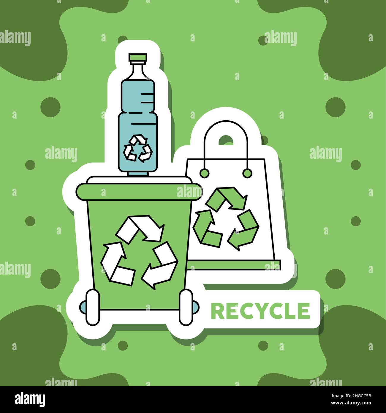 recycle ecology poster Stock Vector Image & Art - Alamy