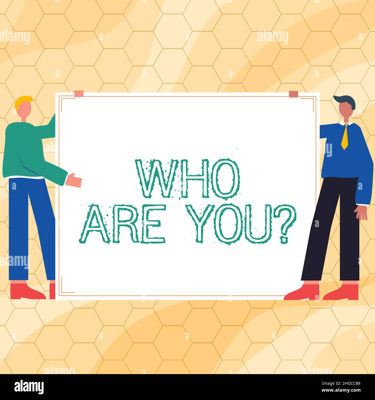 Writing displaying text Who Are You Question. Word Written on asking a ...
