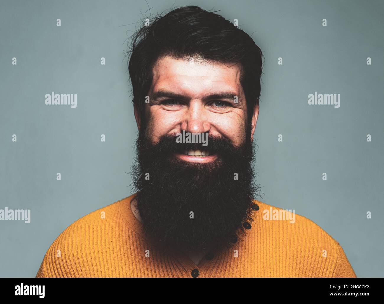 Happy man smile face. Handsome smiling young guy. Positive human facial ...