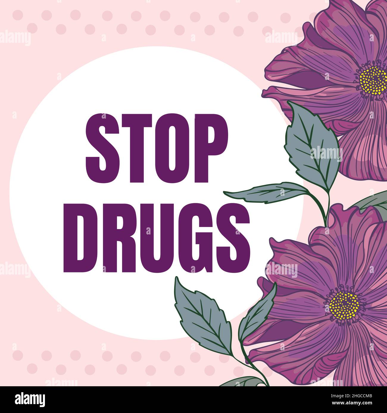 Writing displaying text Stop Drugs. Business idea put an end on the ...