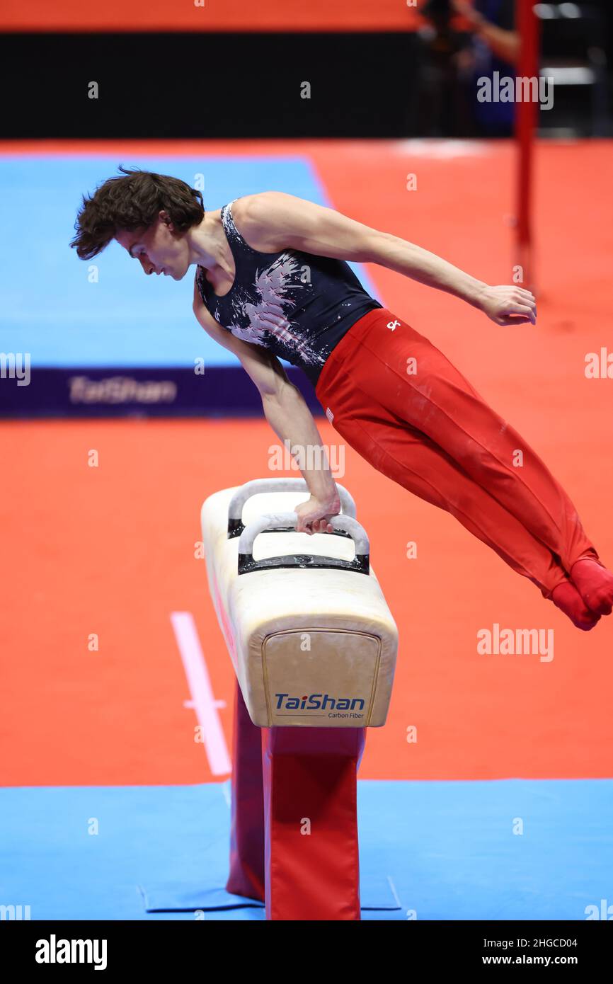Kitakyushu Men's Apparatu Final Pommel Horse at Kitakyushu General ...