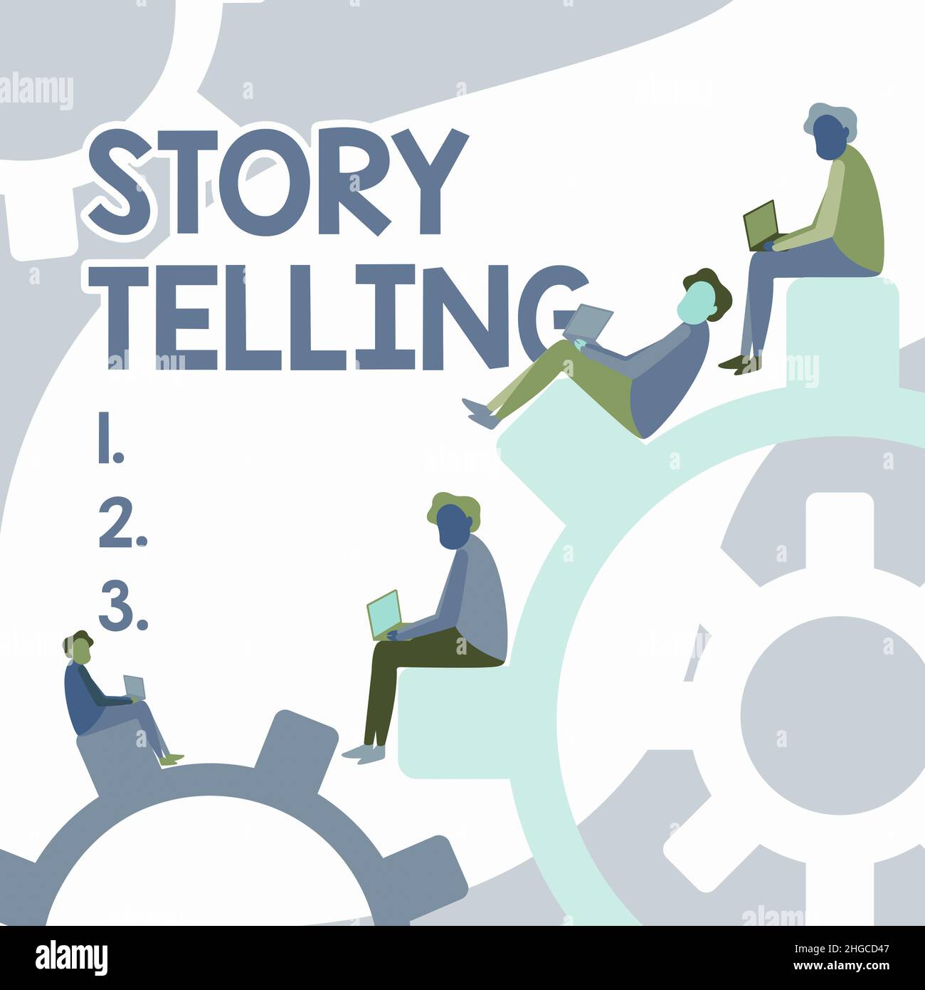 Handwriting text Story Telling. Word Written on narrative style of ...