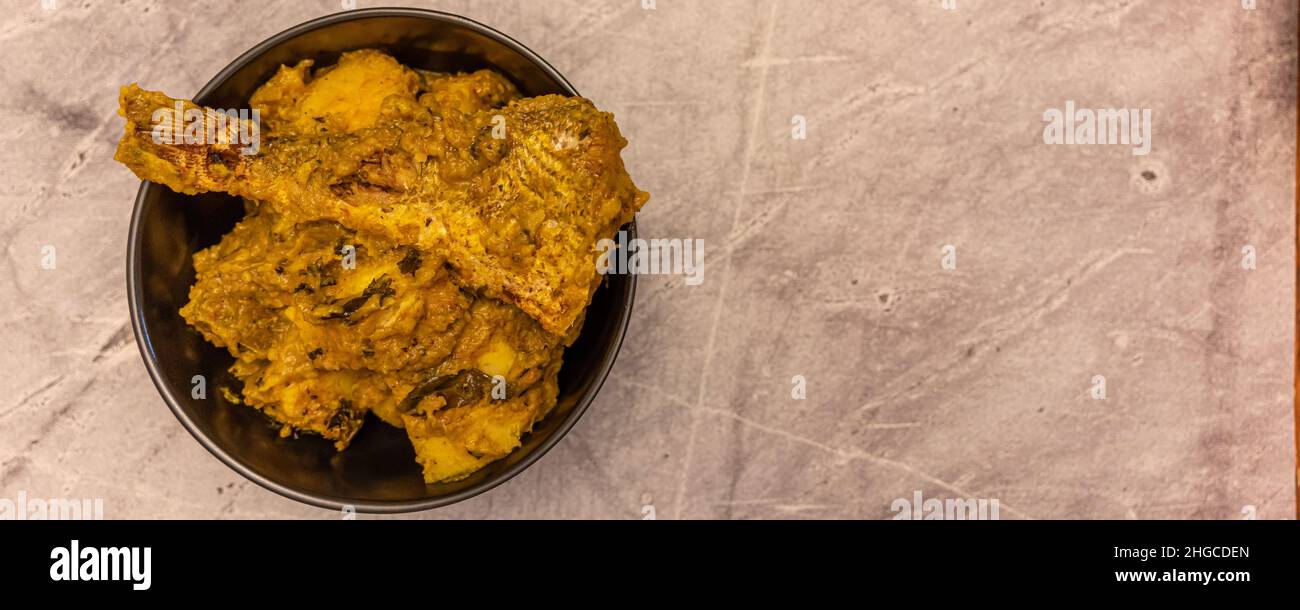 Nigerian Yam pottage porridge Asaro ready to eat Stock Photo - Alamy