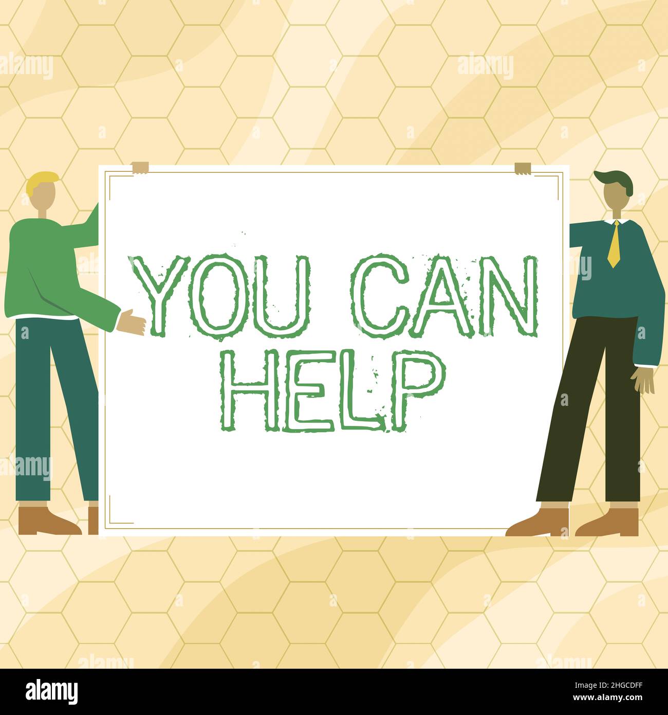 Conceptual display You Can Help. Business idea do something official or ...