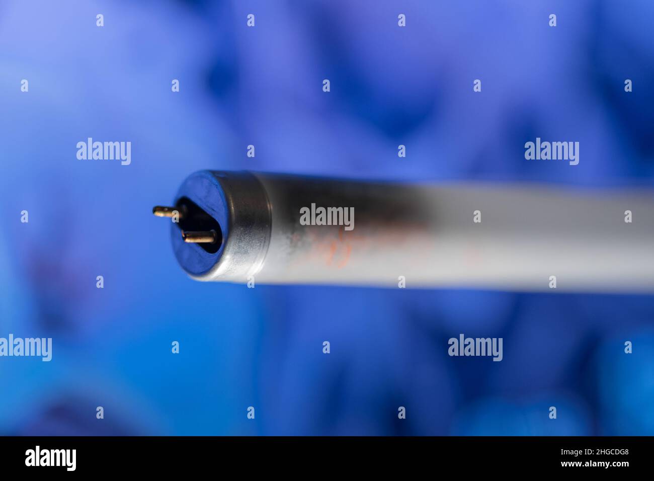 Black end fluorescent tube hi-res stock photography and images - Alamy