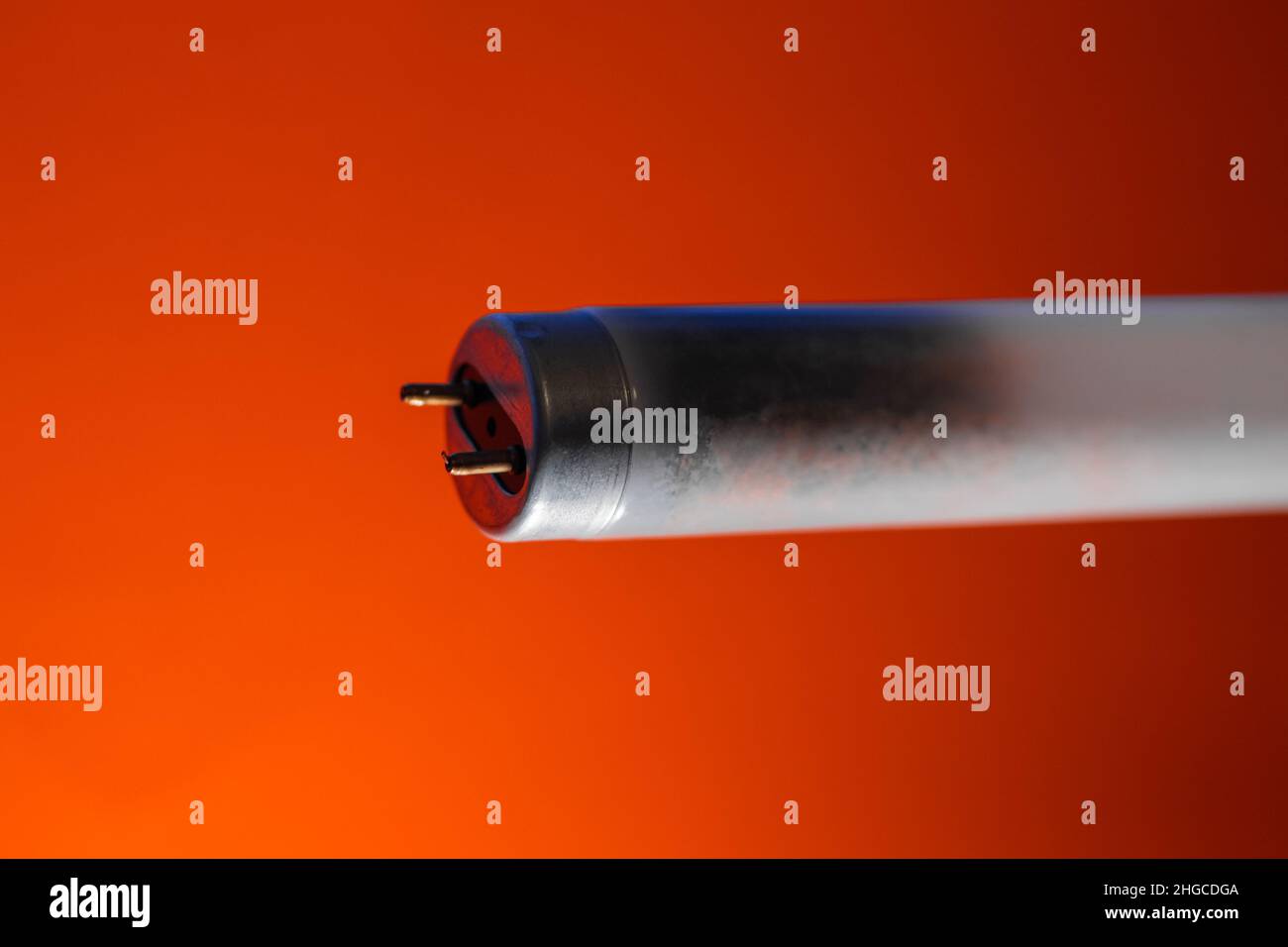 Black end fluorescent tube hi-res stock photography and images - Alamy