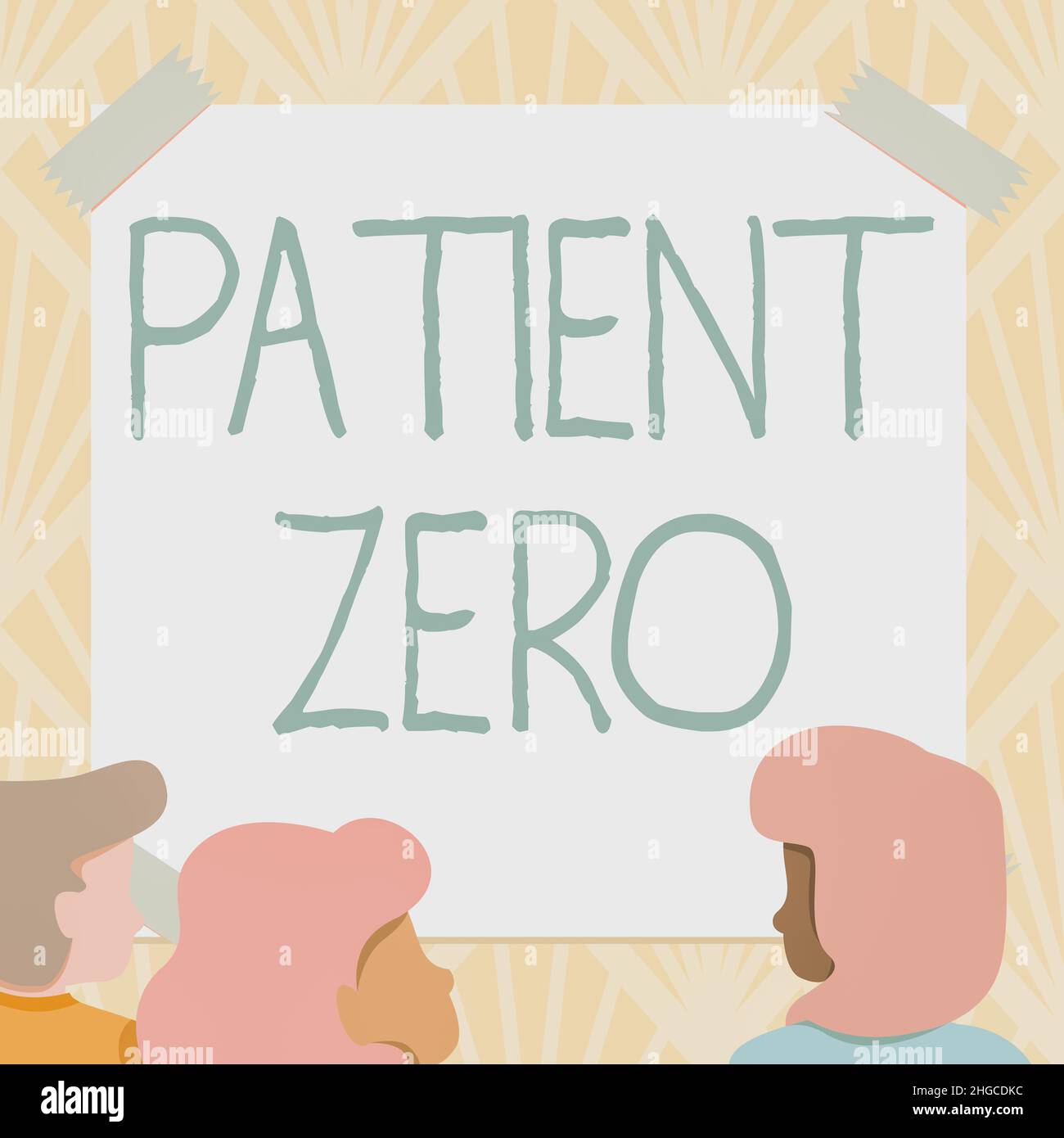 Conceptual display Patient Zero. Business approach primary disease ...