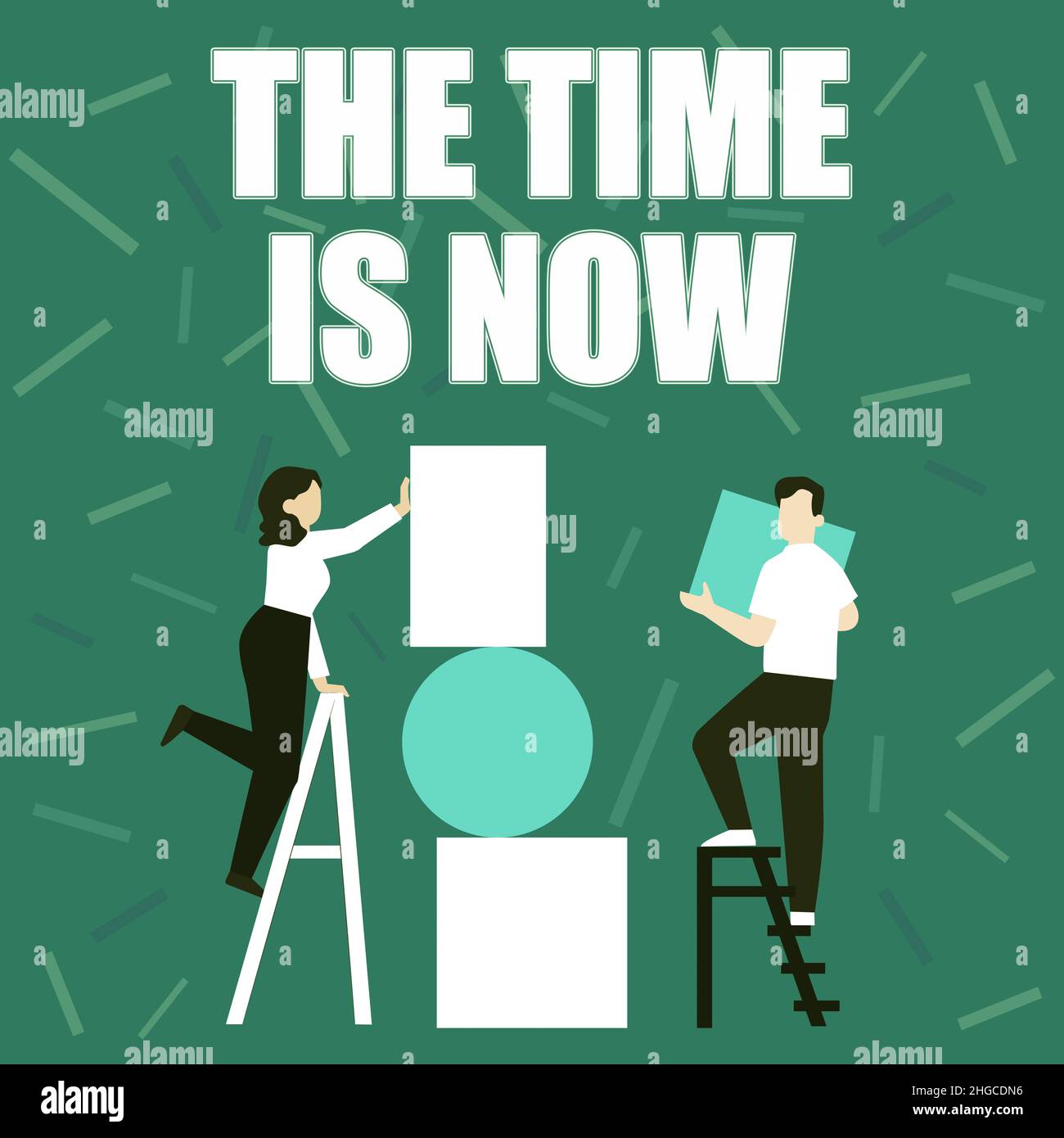 Inspiration showing sign The Time Is Now. Word Written on that we must ...