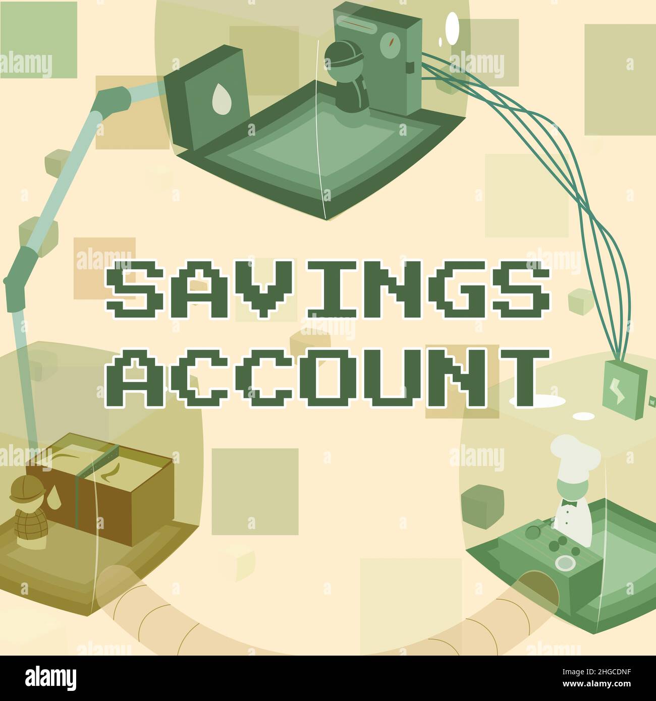 Conceptual caption Savings Account. Business showcase an ... Conceptual caption Savings Account. Business showcase an ...