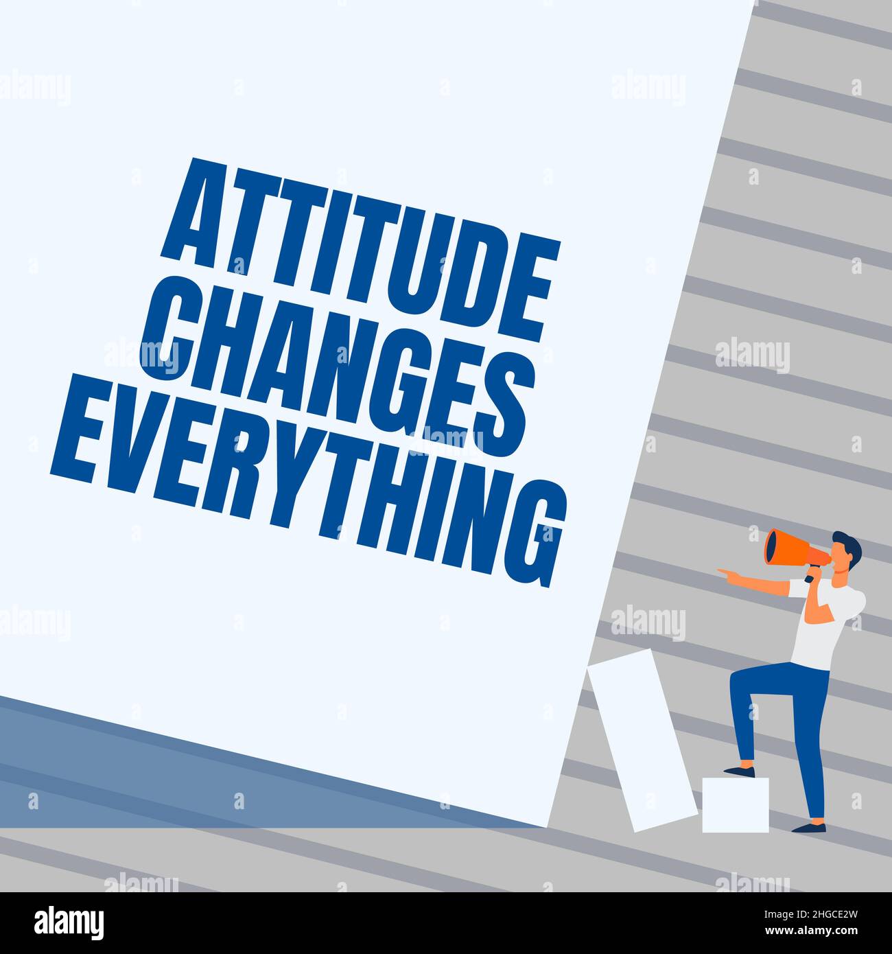 Conceptual caption Attitude Changes Everything. Business overview ... Conceptual caption Attitude Changes Everything. Business overview ...