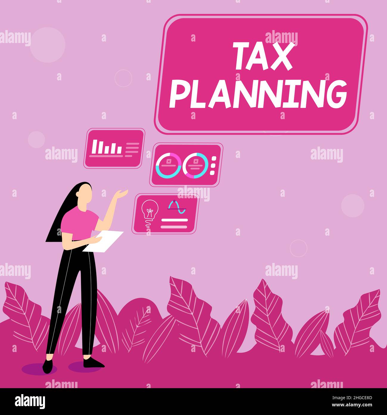 Inspiration showing sign Tax Planning. Business approach analyzing ...