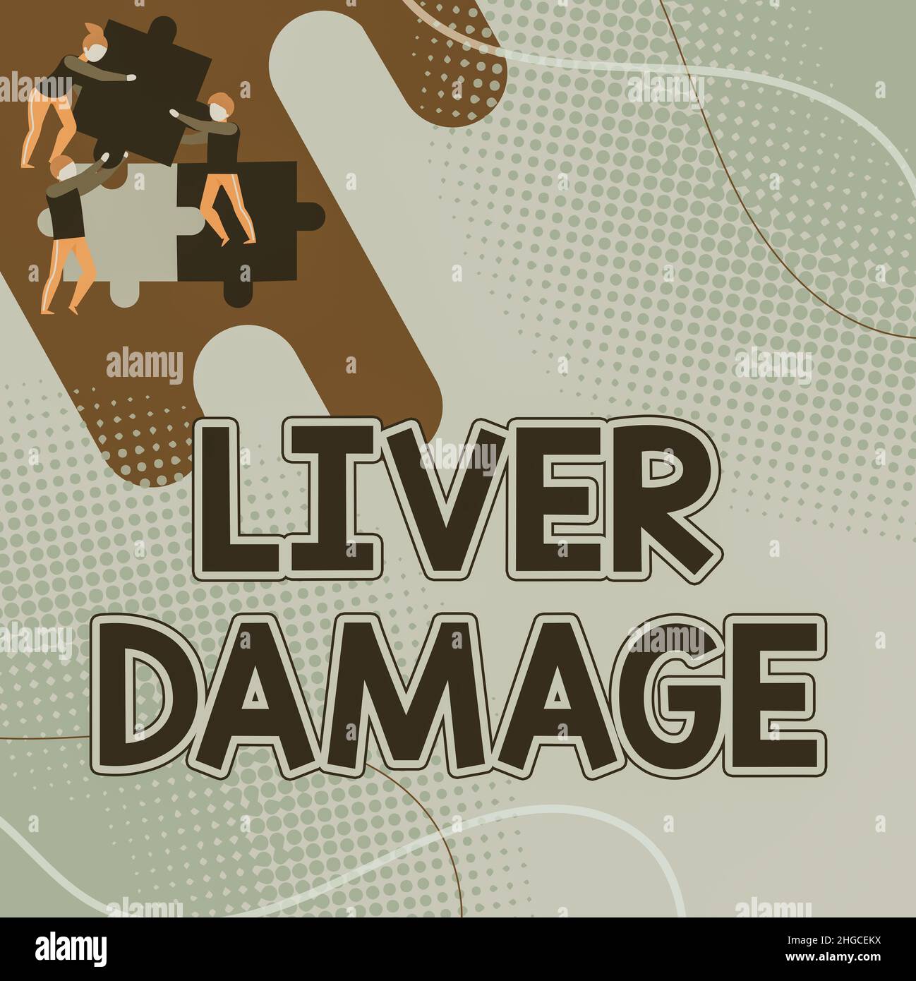 Inspiration showing sign Liver Damage. Business concept any disorder of ...