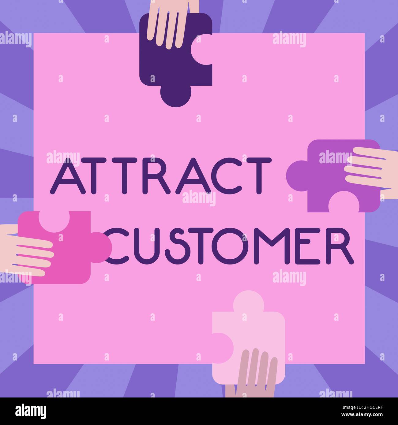 Inspiration showing sign Attract Customer. Concept meaning enthusiasm ...