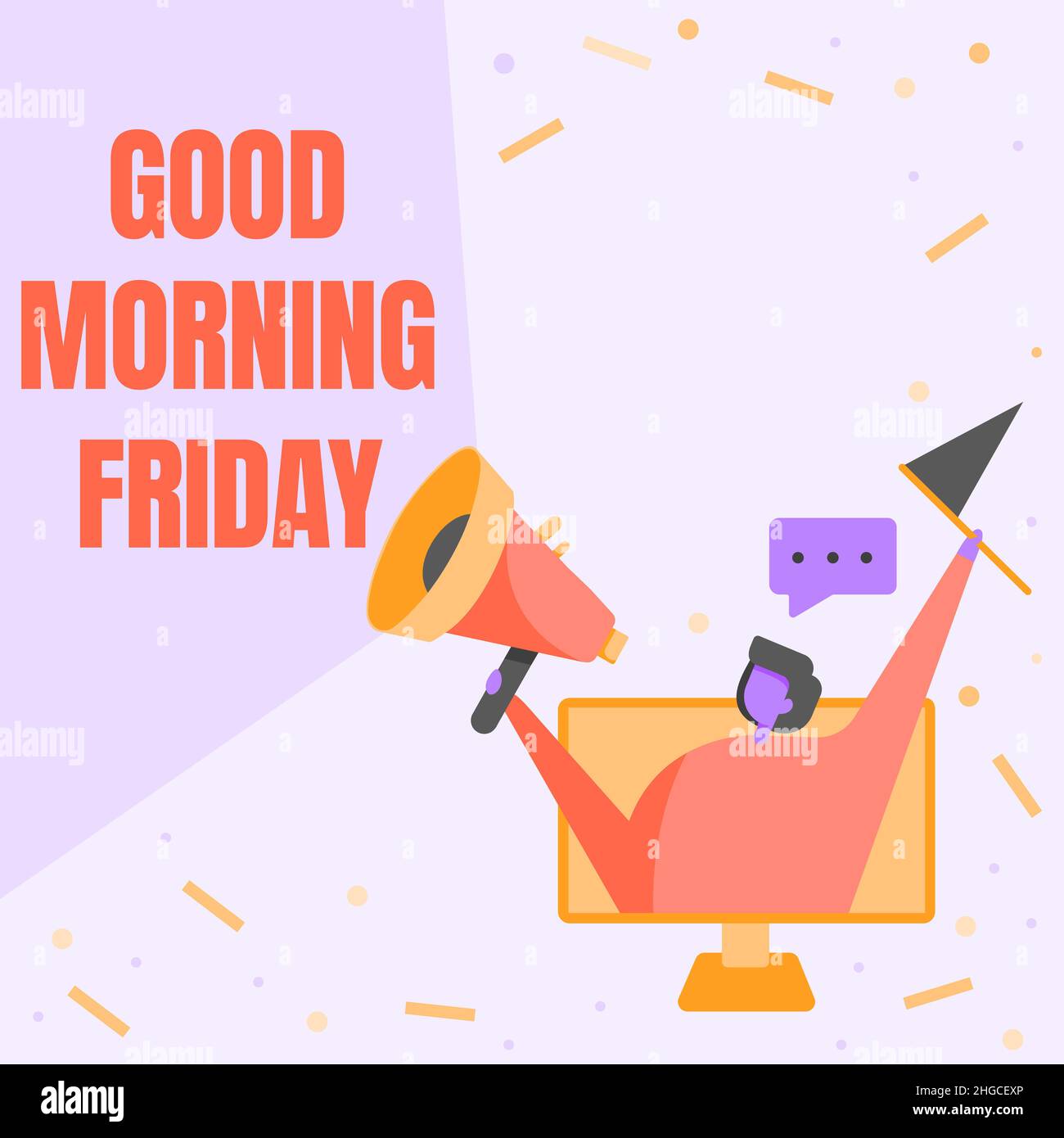 Good Morning Happy Friday Logos