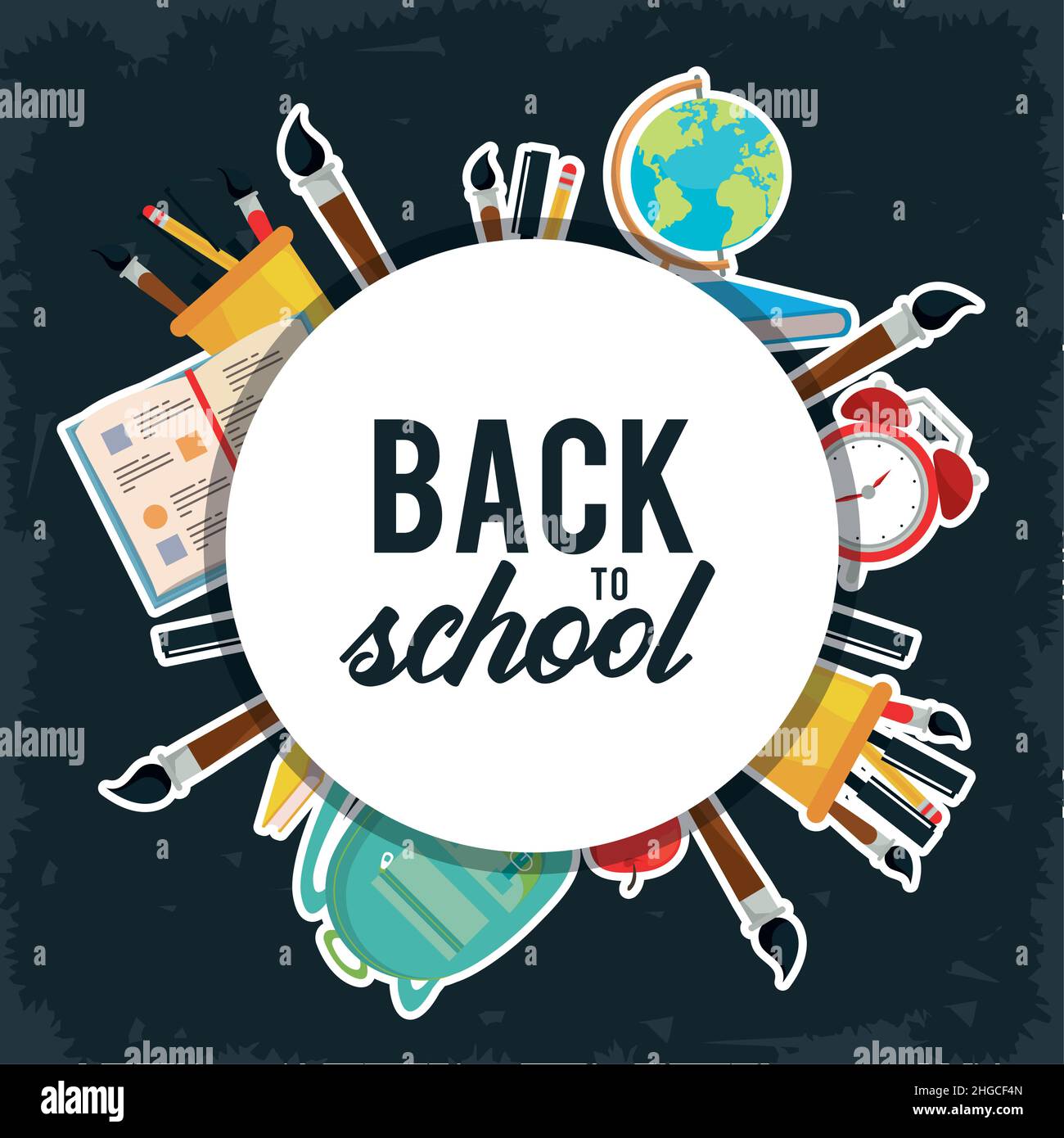 back to school poster Stock Vector Image & Art - Alamy