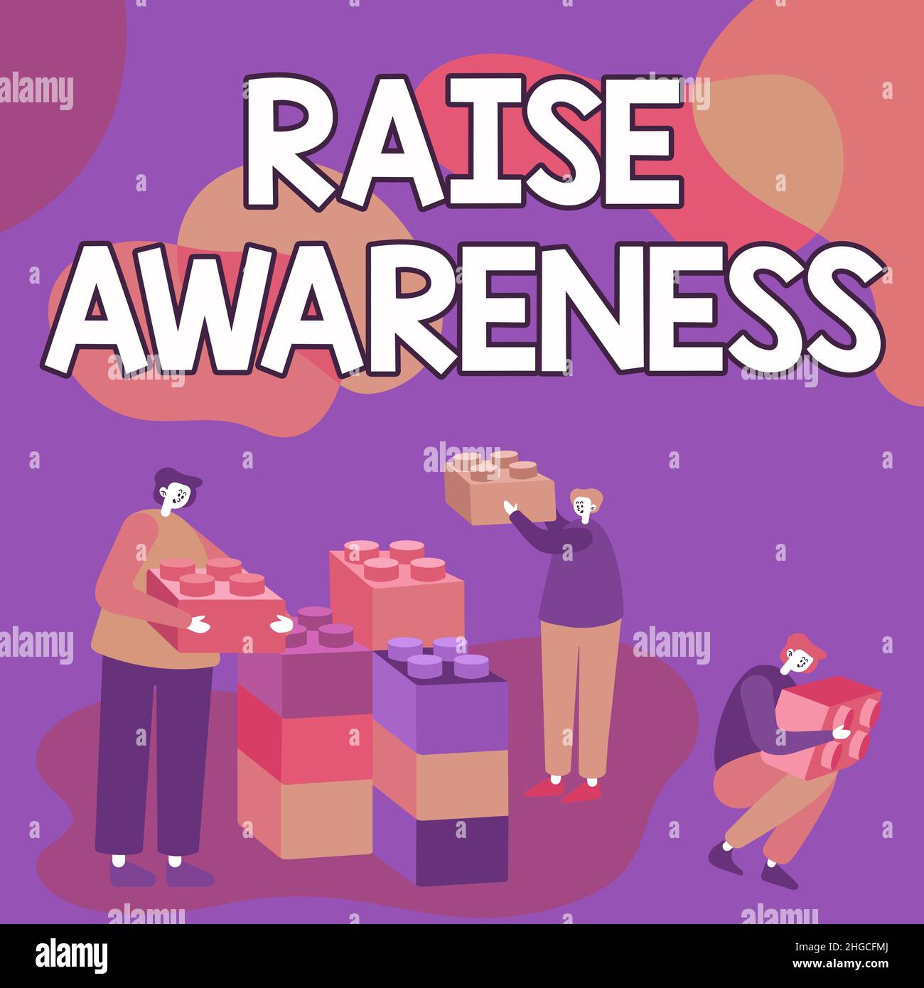 Sign displaying Raise Awareness. Business approach creating a specific ...