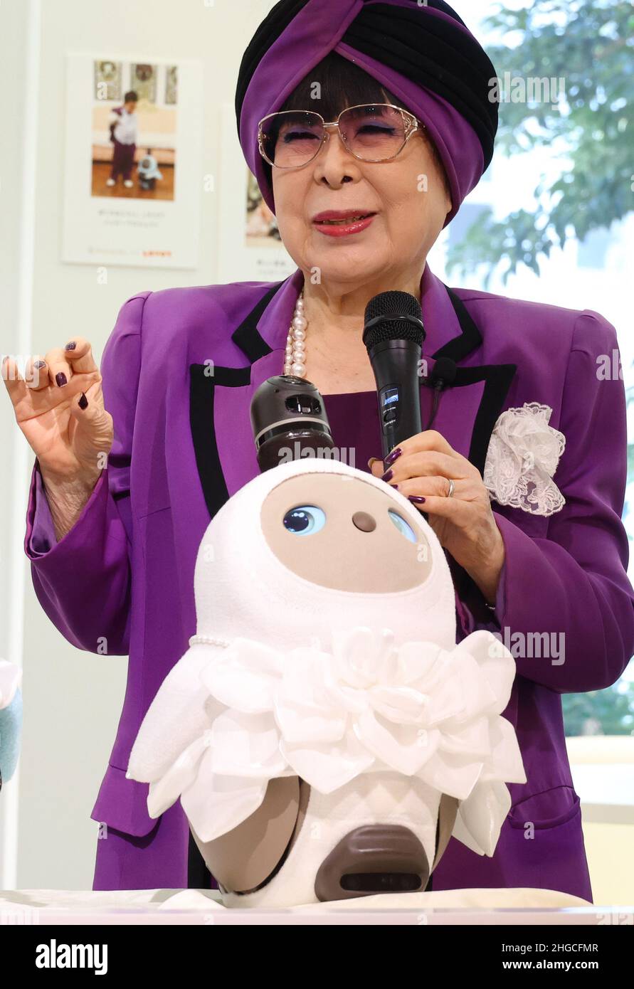 Tokyo, Japan. 20th Jan, 2022. Japanese bridal fashion designer Yumi ...