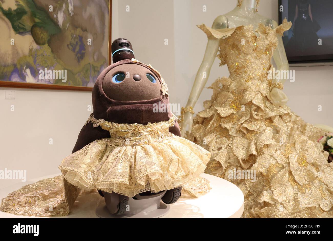 Tokyo, Japan. 20th Jan, 2022. Japanese bridal fashion designer Yumi ...