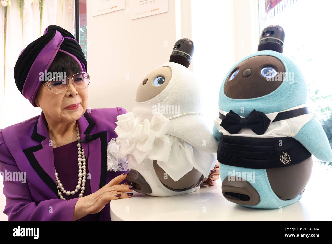 Tokyo, Japan. 20th Jan, 2022. Japanese bridal fashion designer Yumi ...