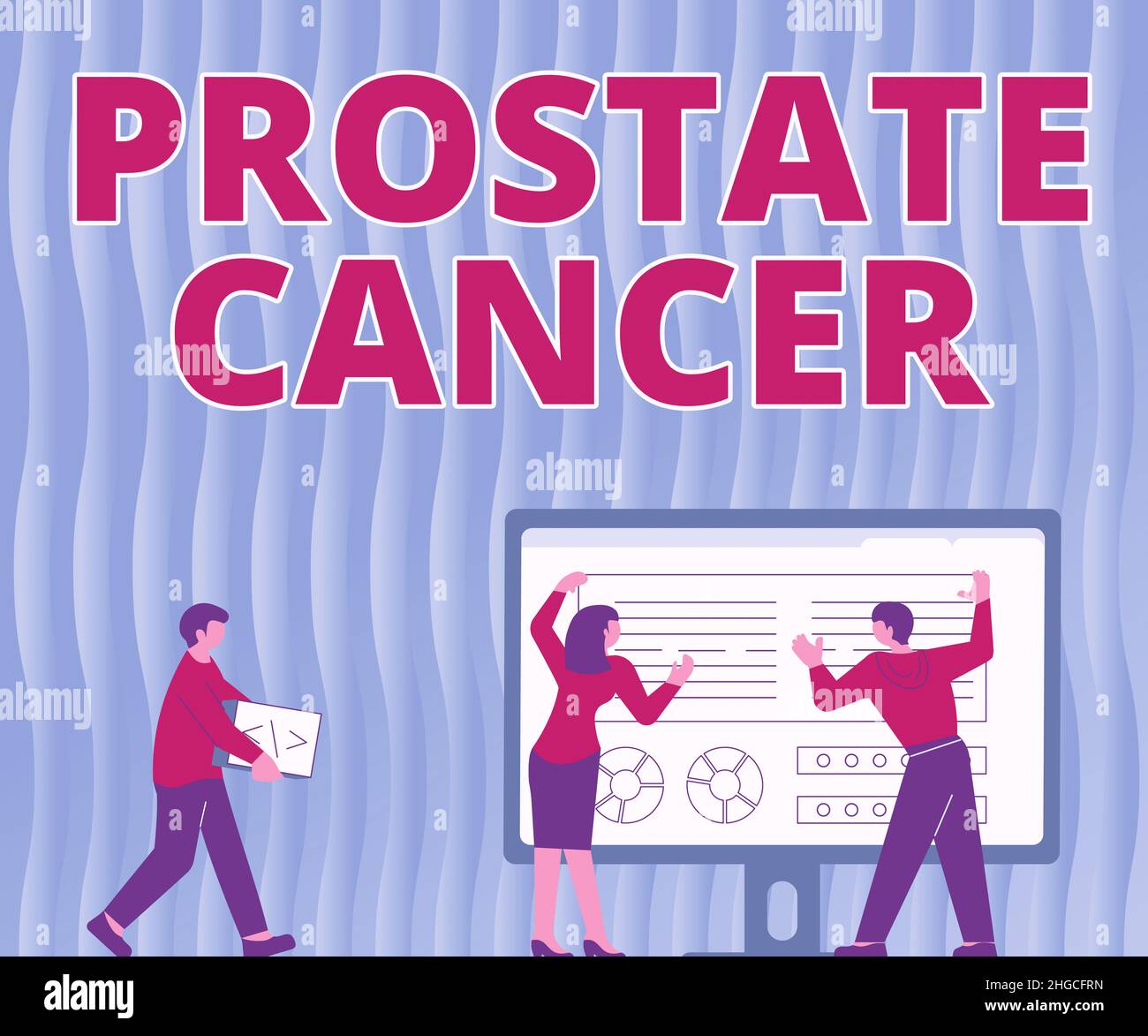 Text sign showing Prostate Cancer. Internet Concept development of ...