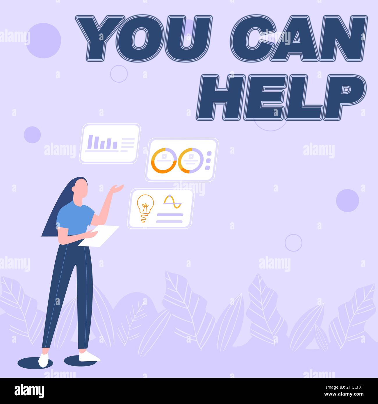 Writing displaying text You Can Help. Business showcase do something ...