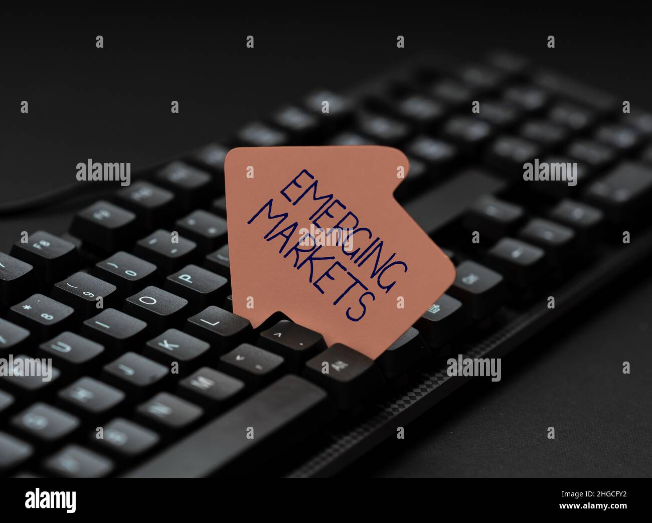 Conceptual display Emerging Markets. Word for nations that are ...