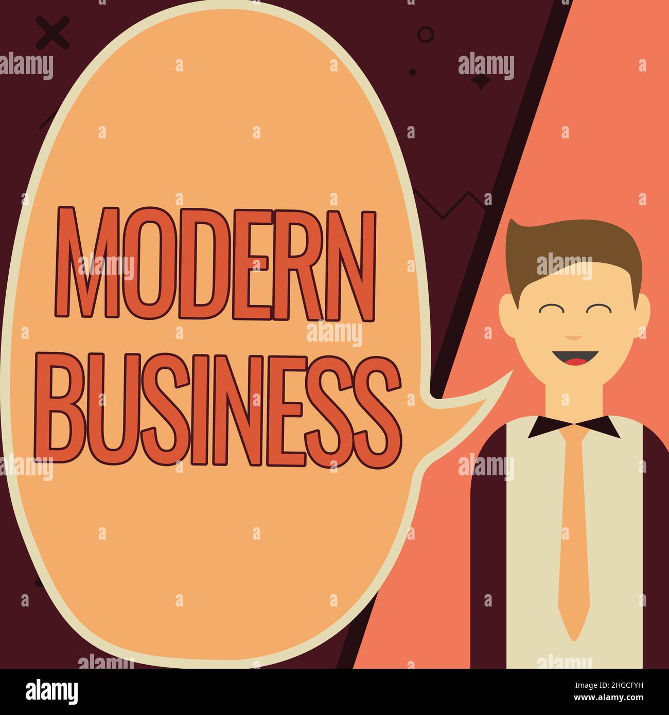 Writing displaying text Modern Business. Conceptual photo recent ...