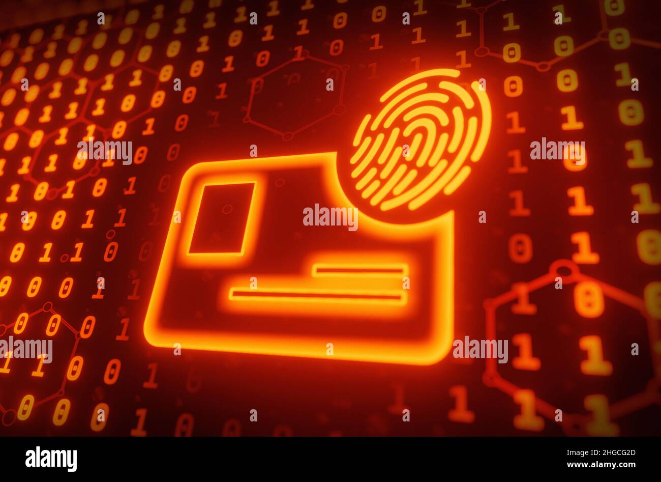 fingerprint scanning unlock and access to business data network ...