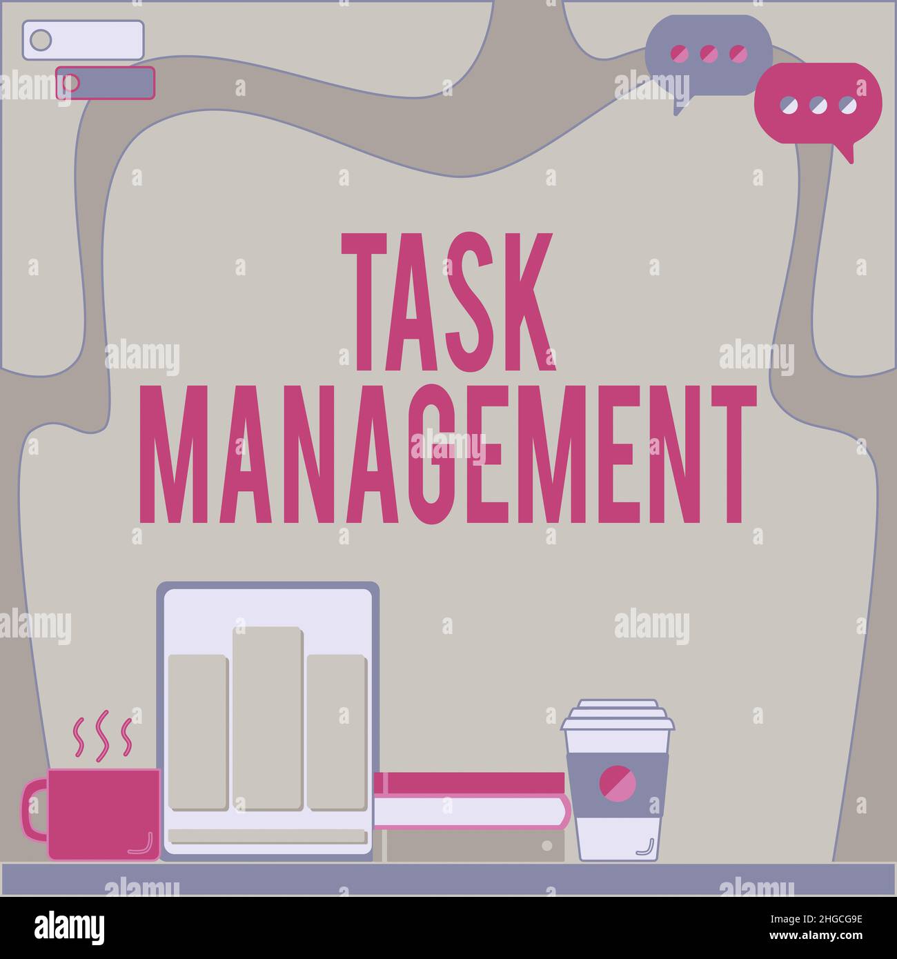 Hand writing sign Task Management. Business showcase the process of ...