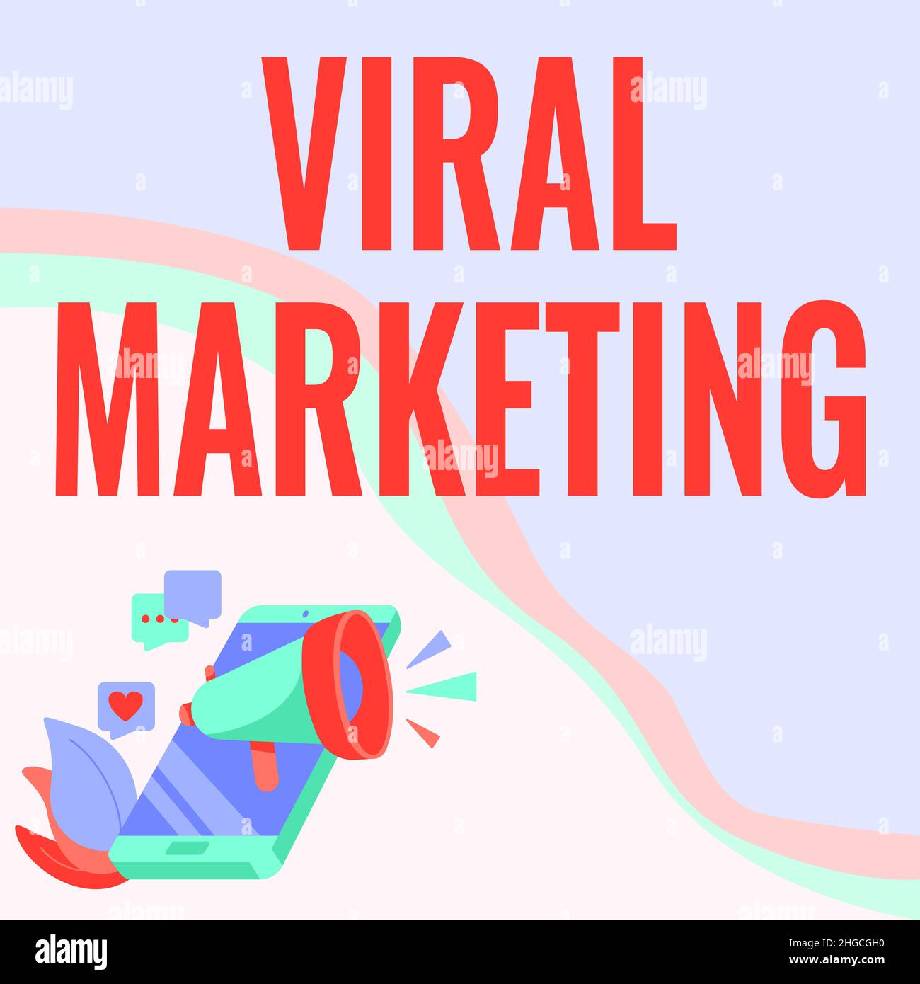 Conceptual display Viral Marketing. Internet Concept spreading ...