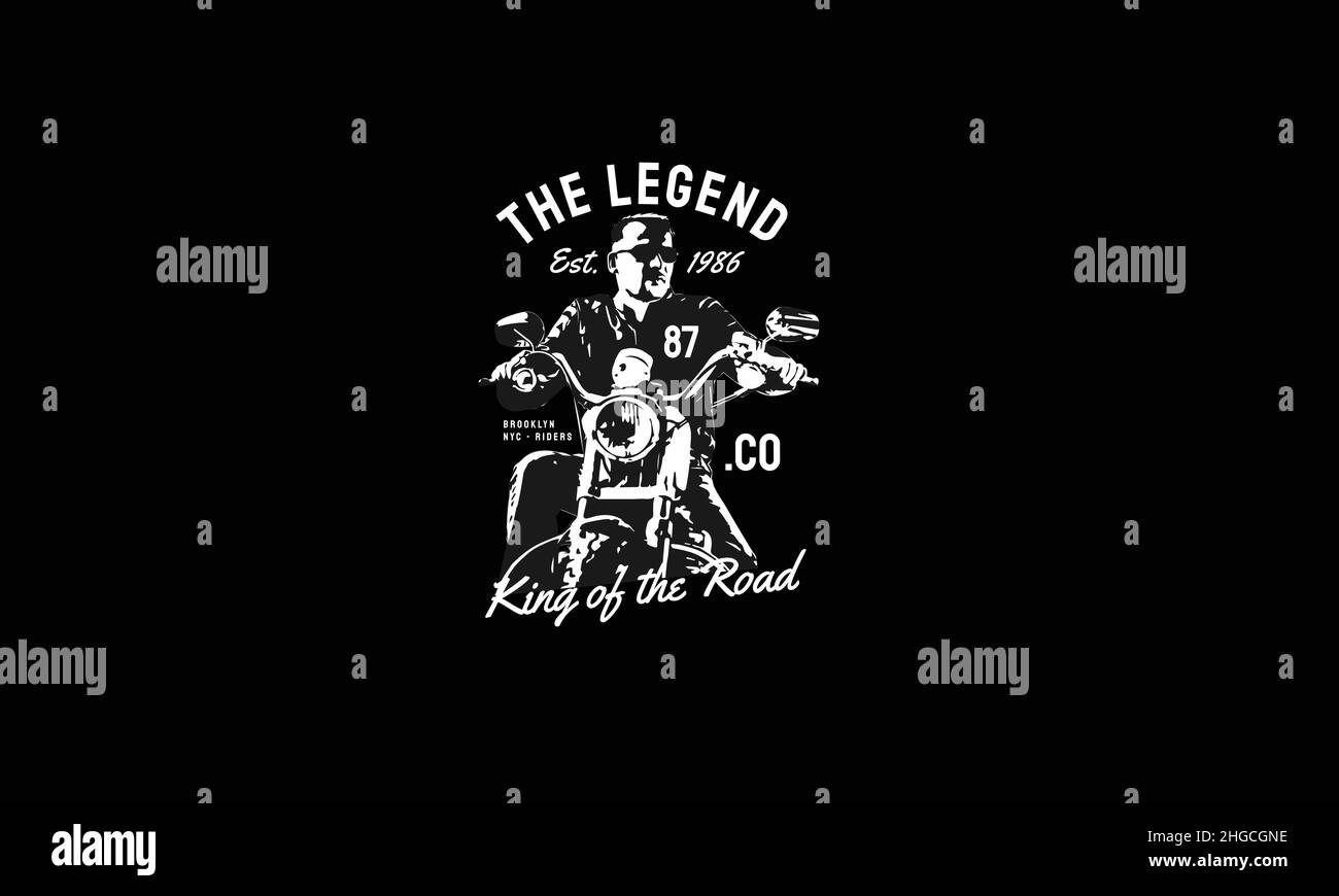 American riders Stock Vector Images - Alamy