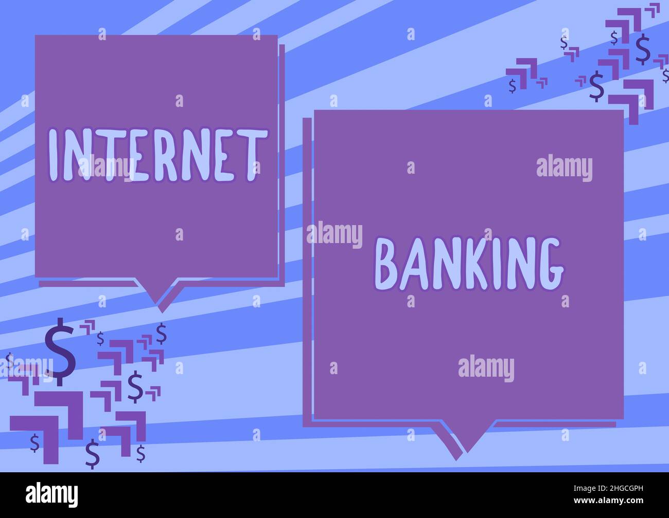 Sign displaying Internet Banking. Conceptual photo a method of ...