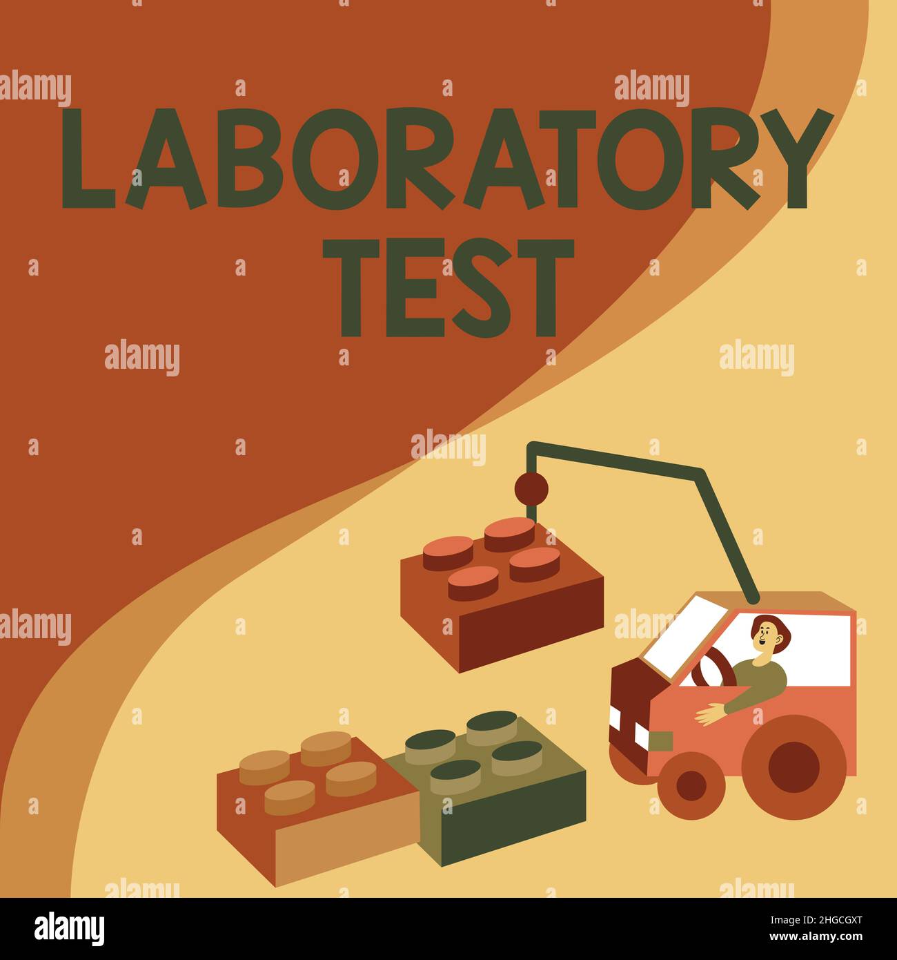 Hand writing sign Laboratory Test. Business showcase Determination of a ...