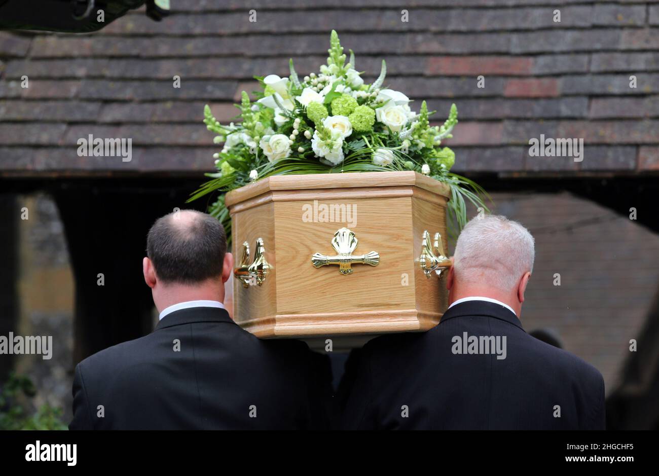 File photo dated 18/04/2016 of a funeral taking place. The Co-op has ...
