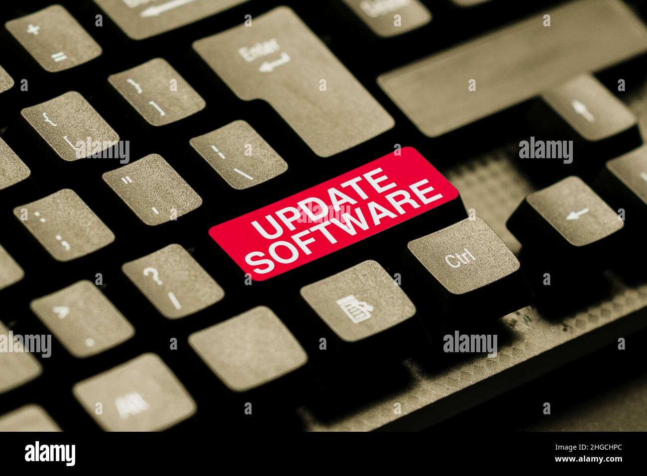 Hand writing sign Update Software. Business concept an application ...