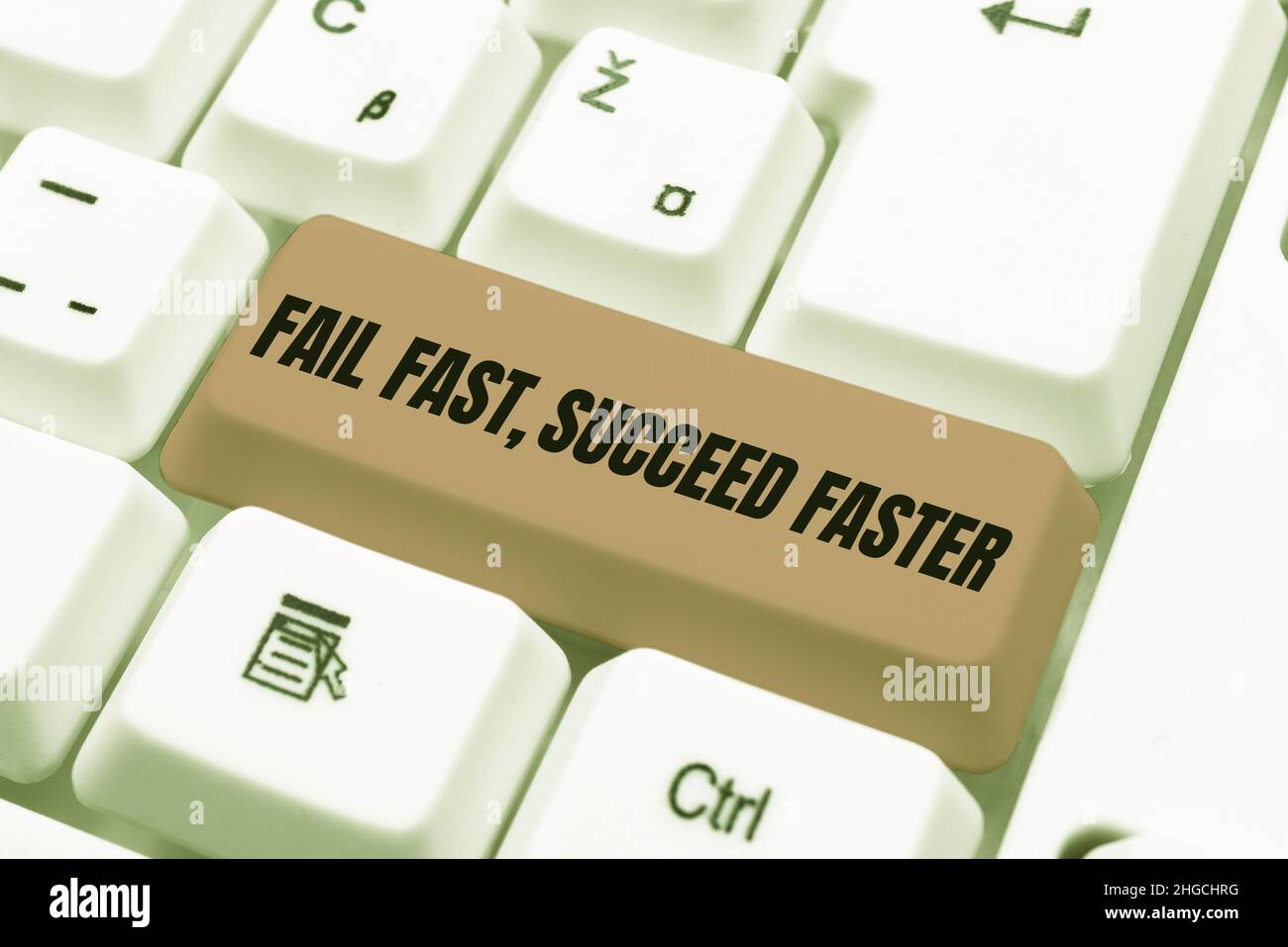 Hand writing sign Fail Fast, Succeed Faster. Conceptual photo failed ...