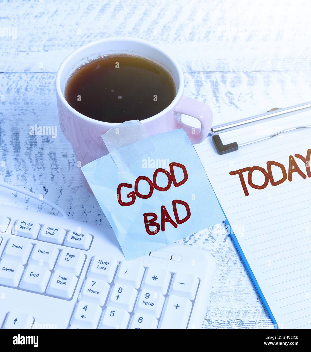 Sign displaying Good Bad. Internet Concept to seem to be going to have ...