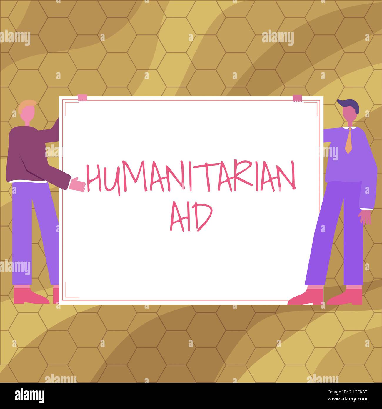 Text sign showing Humanitarian Aid. Business idea immediate assistance ...