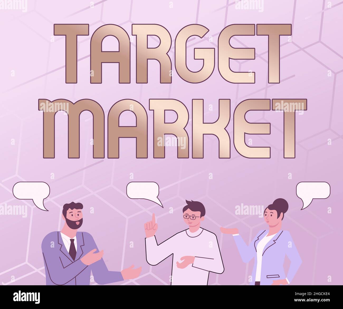 Writing displaying text Target Market. Word Written on specific ...