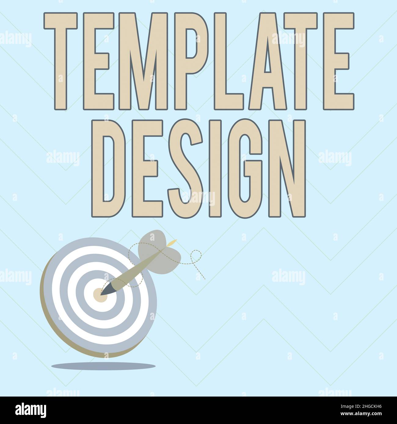 Conceptual caption Template Design. Business idea an overall layout or blueprint with a format ...